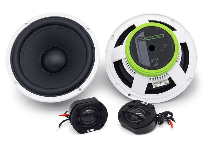 ESB Audio 2.6K2 2000 Series 2-Way 1" and 6.5" Midbass Speaker System ...